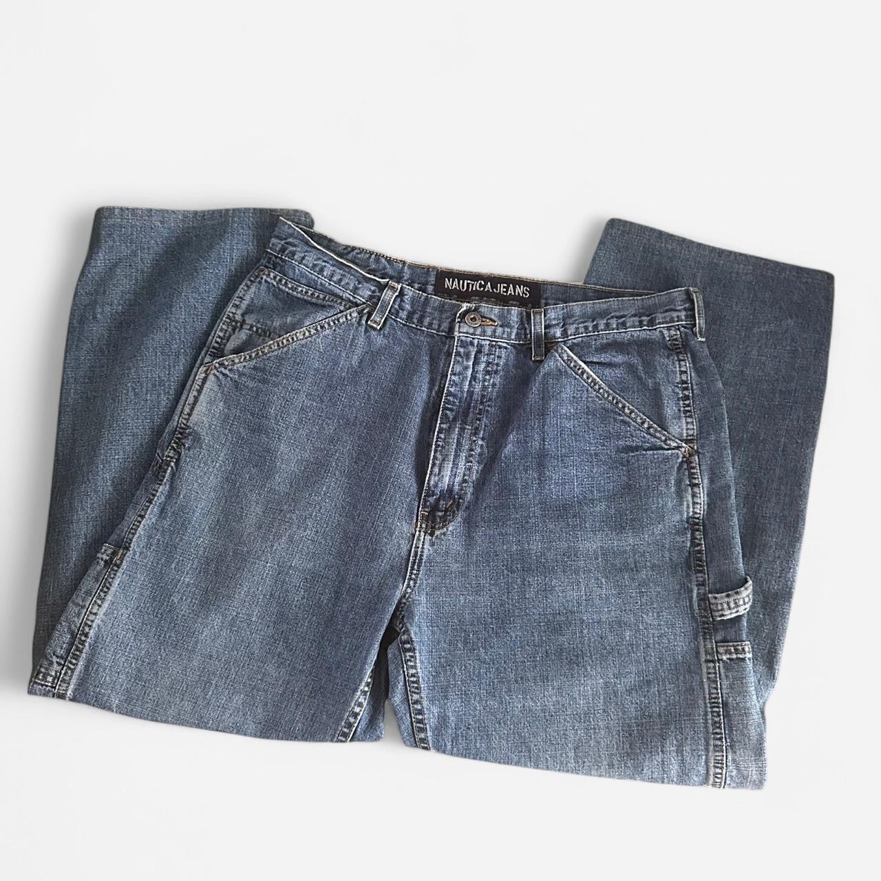 Nautica carpenter jeans - baggy fit, blue... | Depop