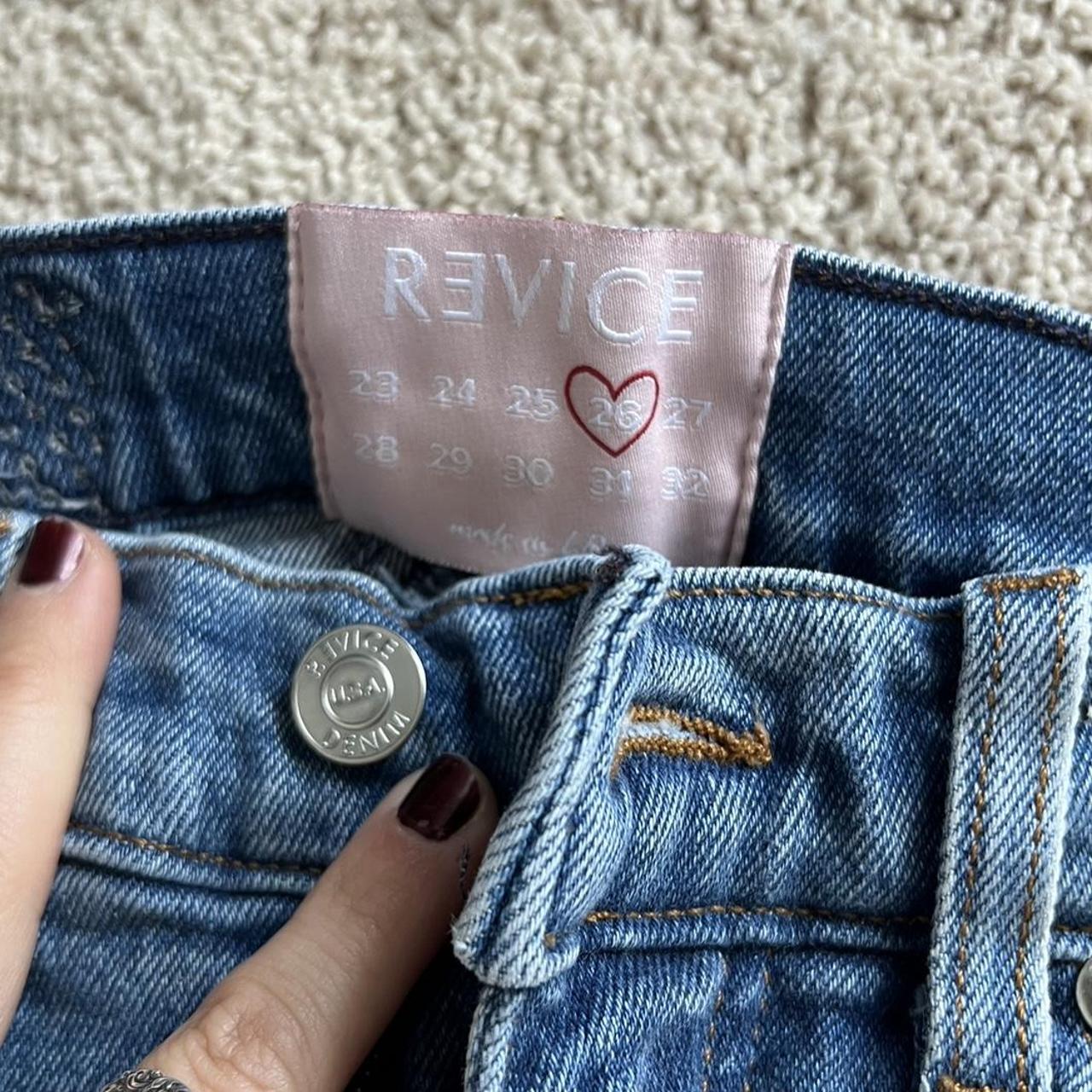 Revice denim jeans (star) size 26 - Depop