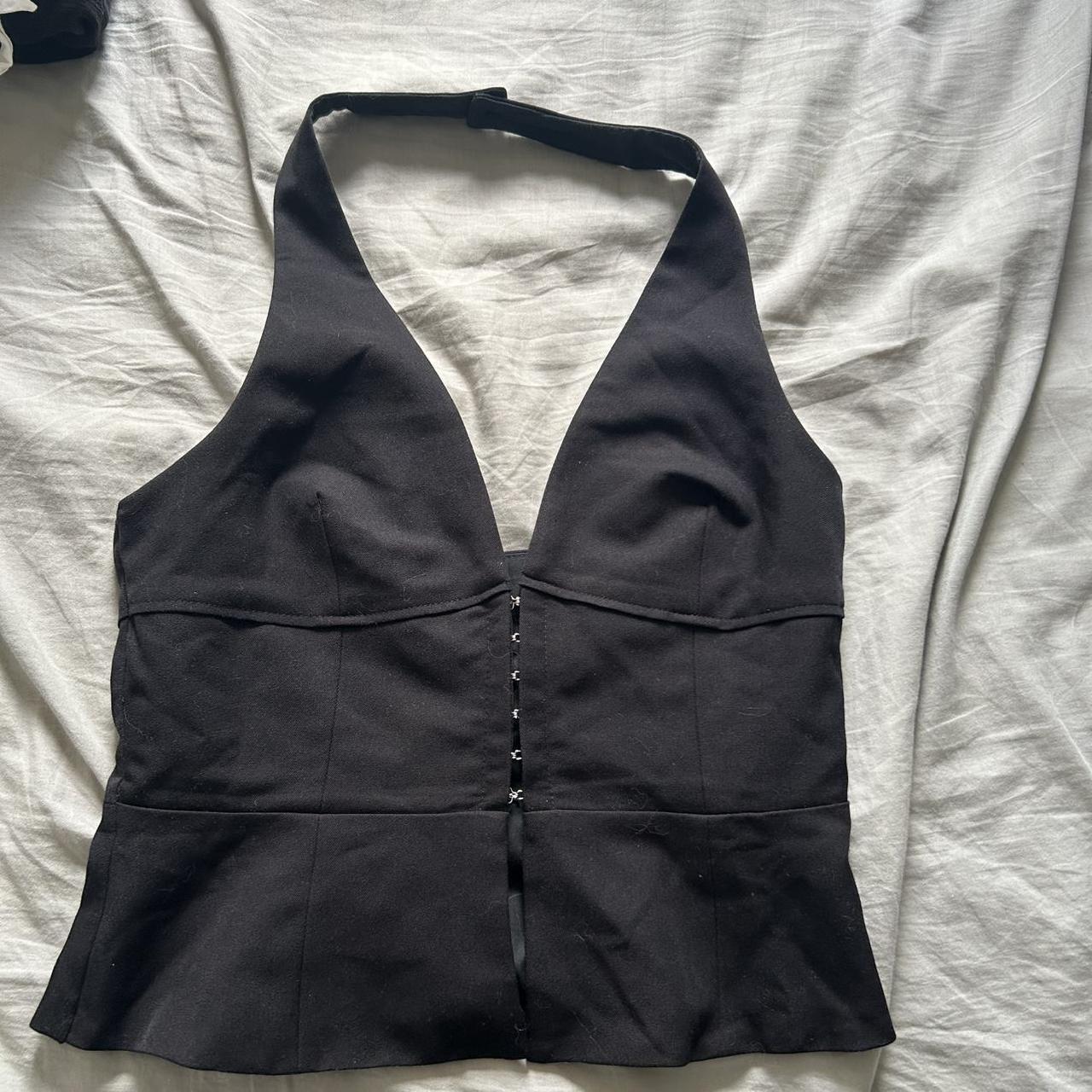 Glassons halter neck going out top with eye hooks at... | Depop