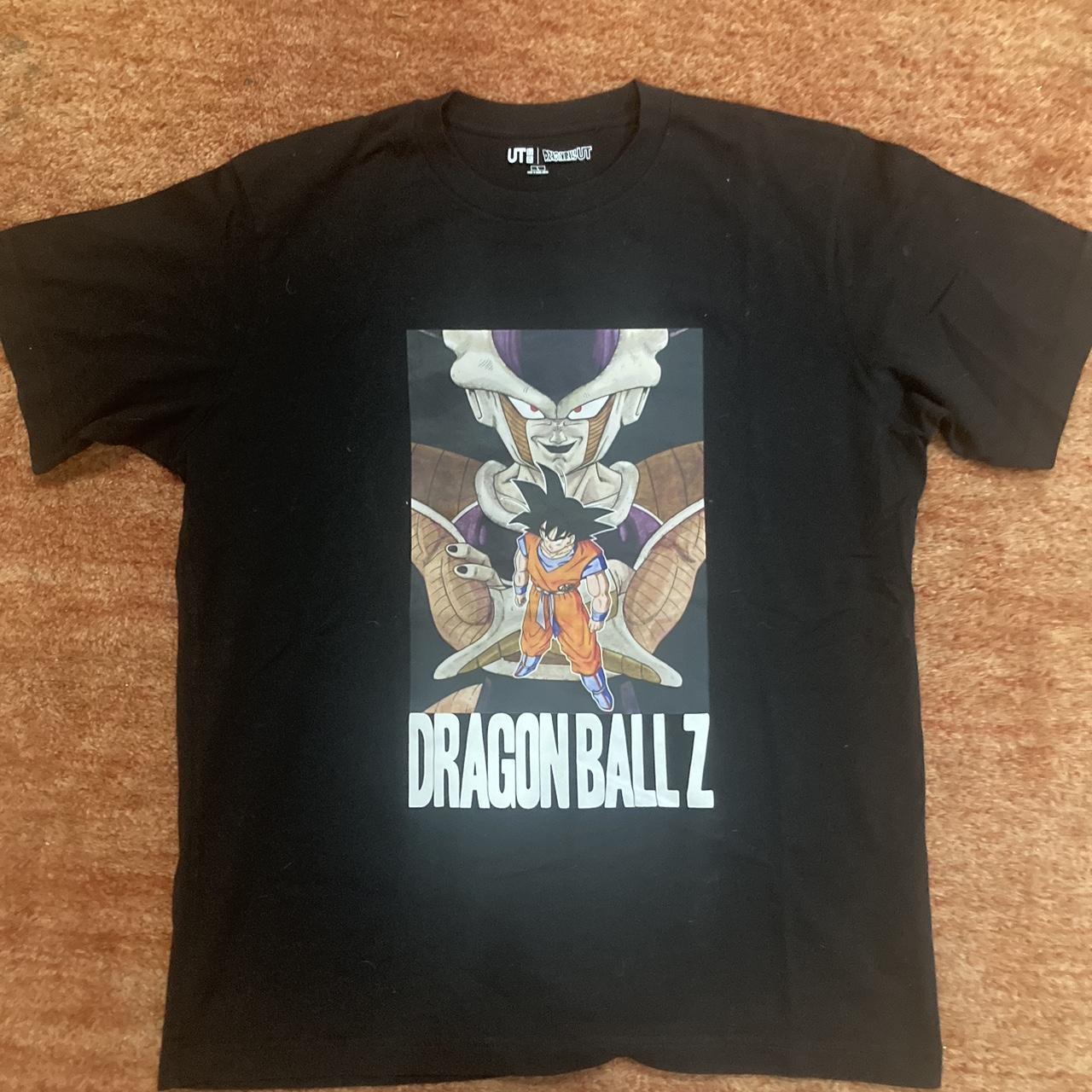 Dragon Ball Z Uniqlo collab black t shirt... - Depop