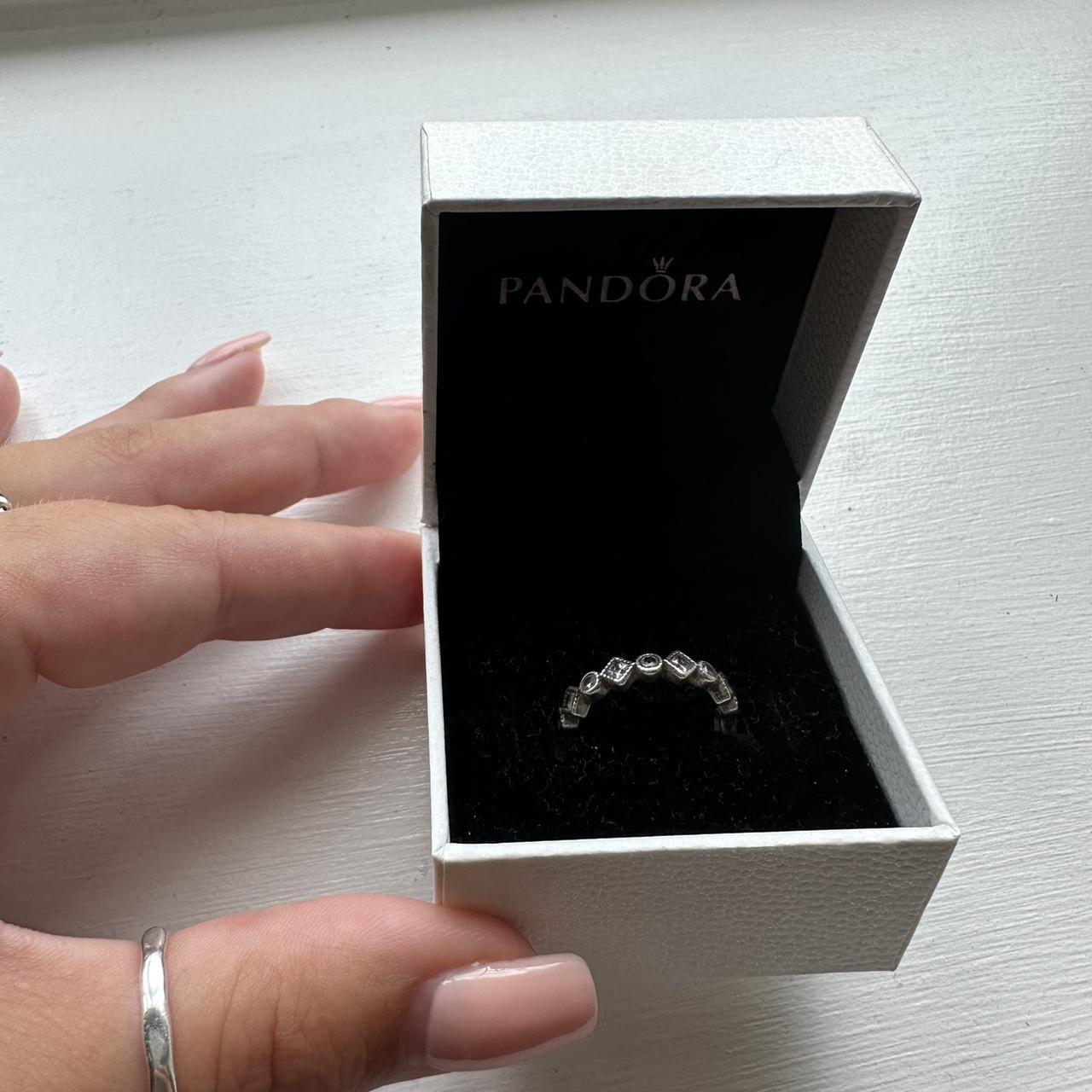 pandora ring excellent condition size 52 without box - Depop