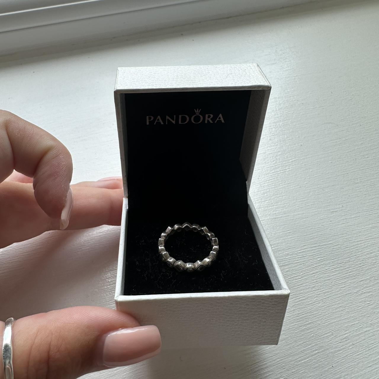pandora ring excellent condition size 52 without box - Depop