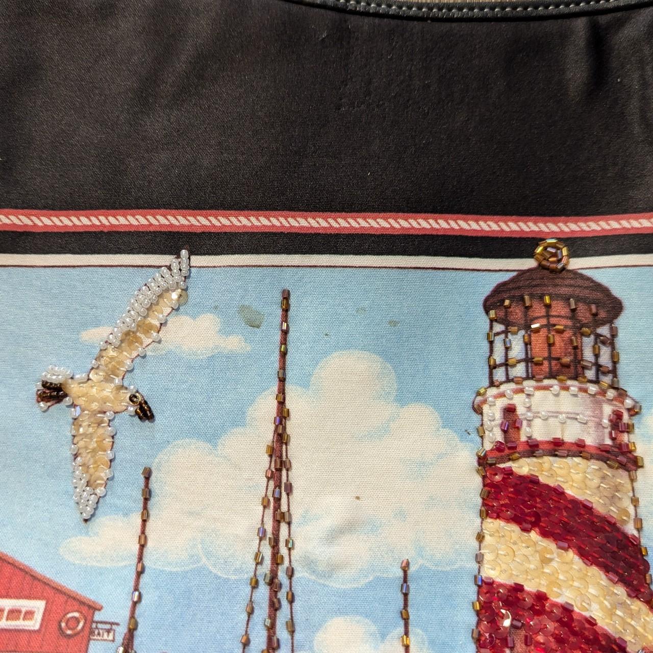 Beaded lighthouse shoulder bag Good condition... - Depop
