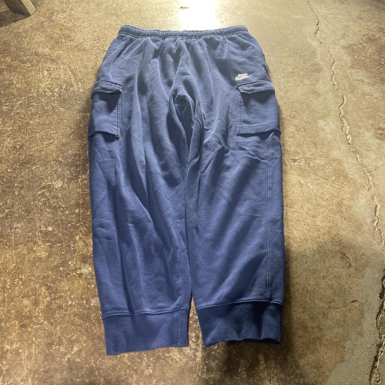 Super sick baggy Nike cargo sweats Tag size Xl fits L - Depop