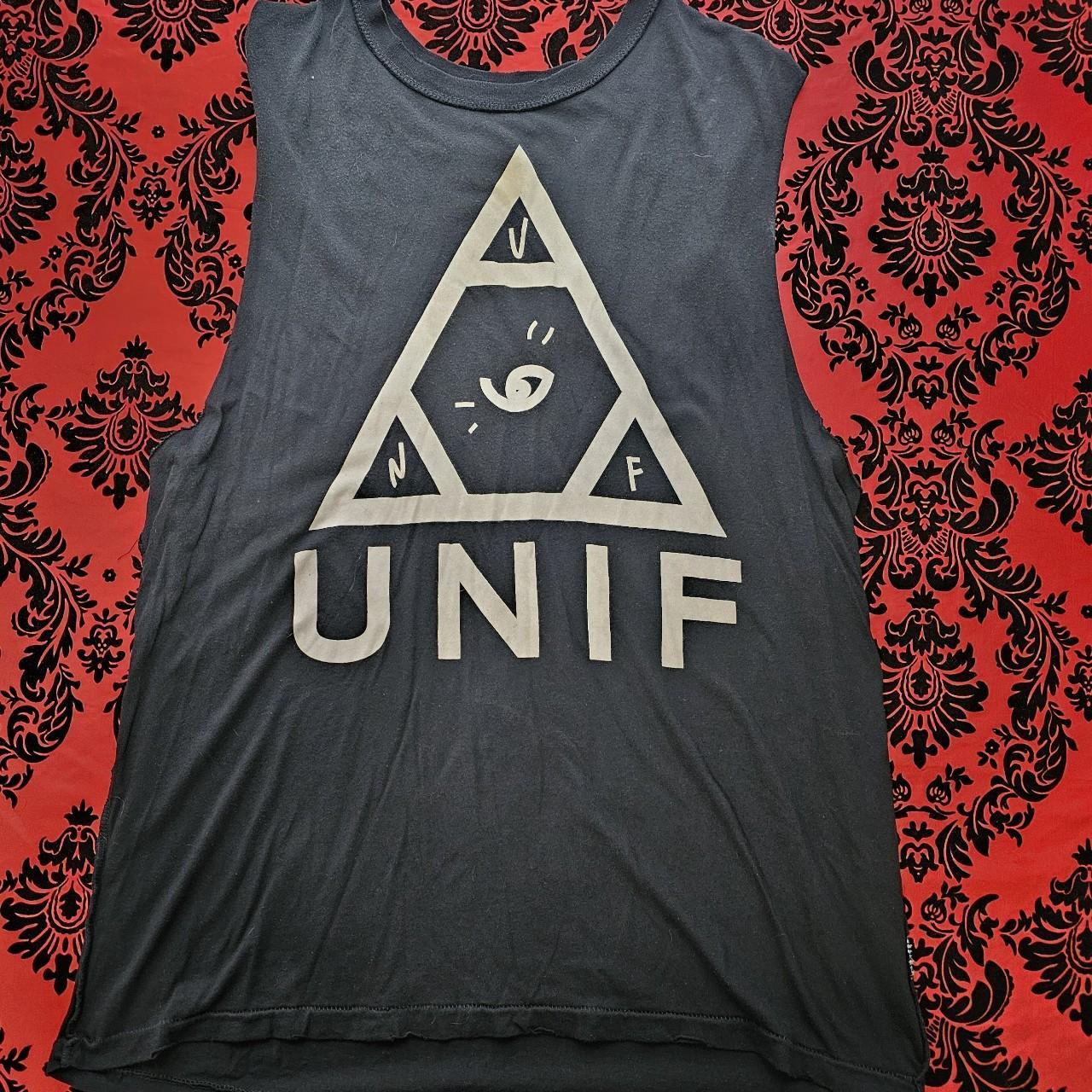 UNIF Men's Black Vest | Depop