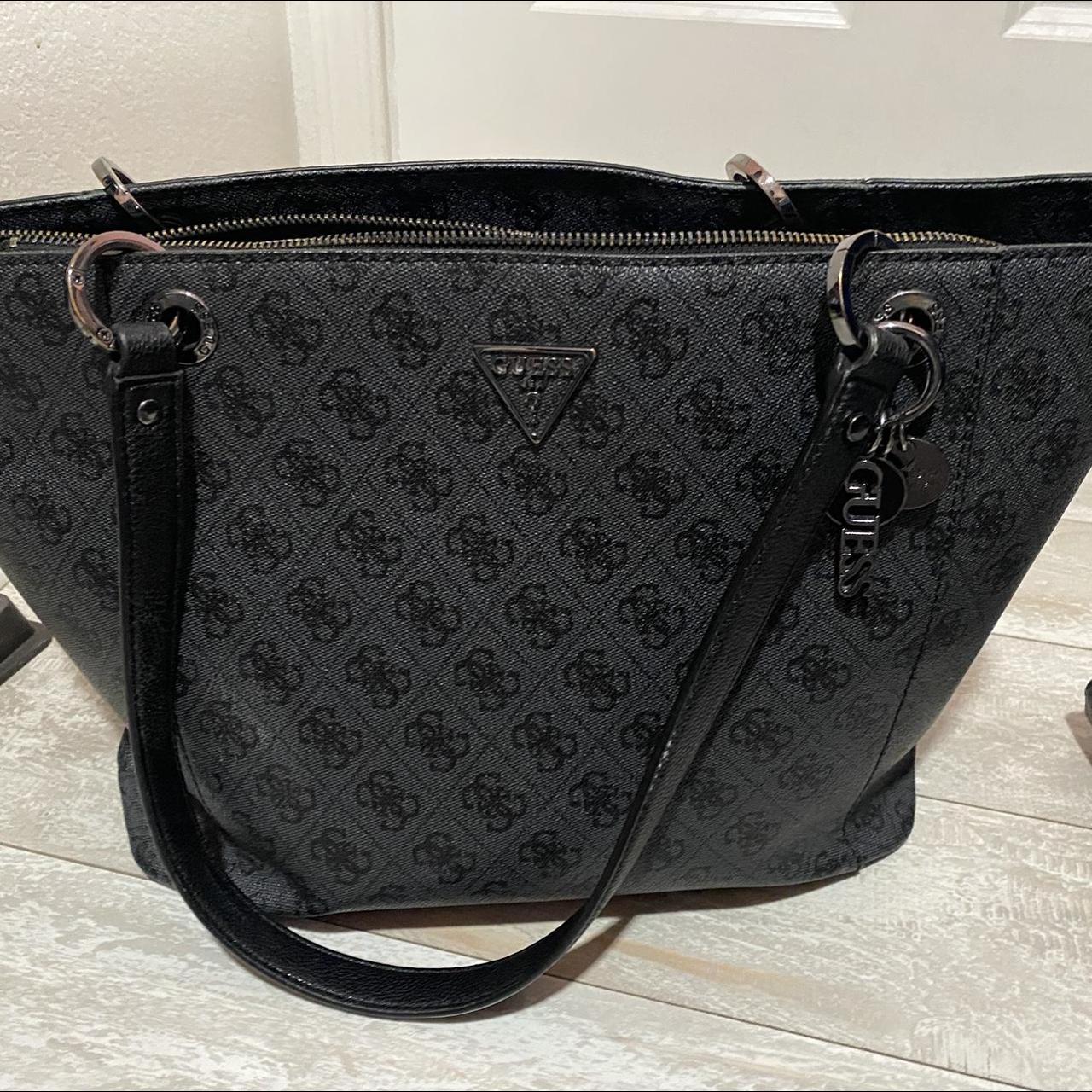 matching black guess purse and wallet set like new... - Depop