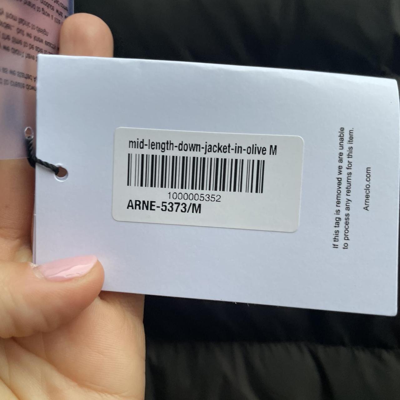 Arne clo khaki puffer coat. Size medium. Still in... - Depop