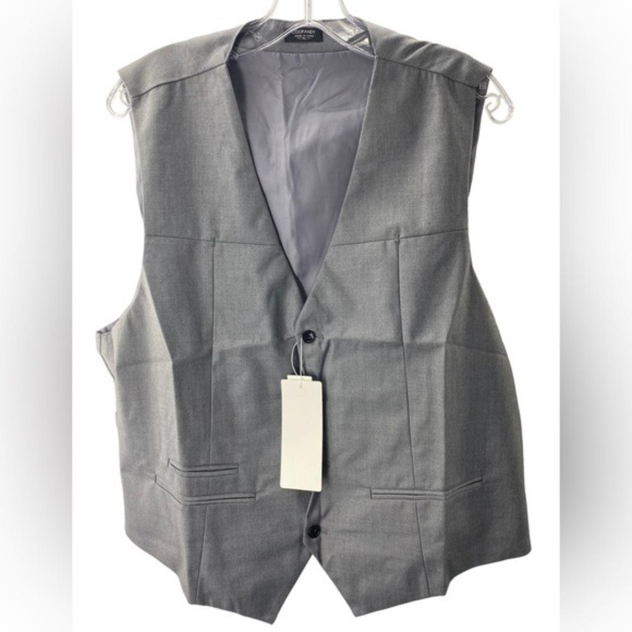 NWT Men Coofandy formal slim 4 button sleeveless... - Depop
