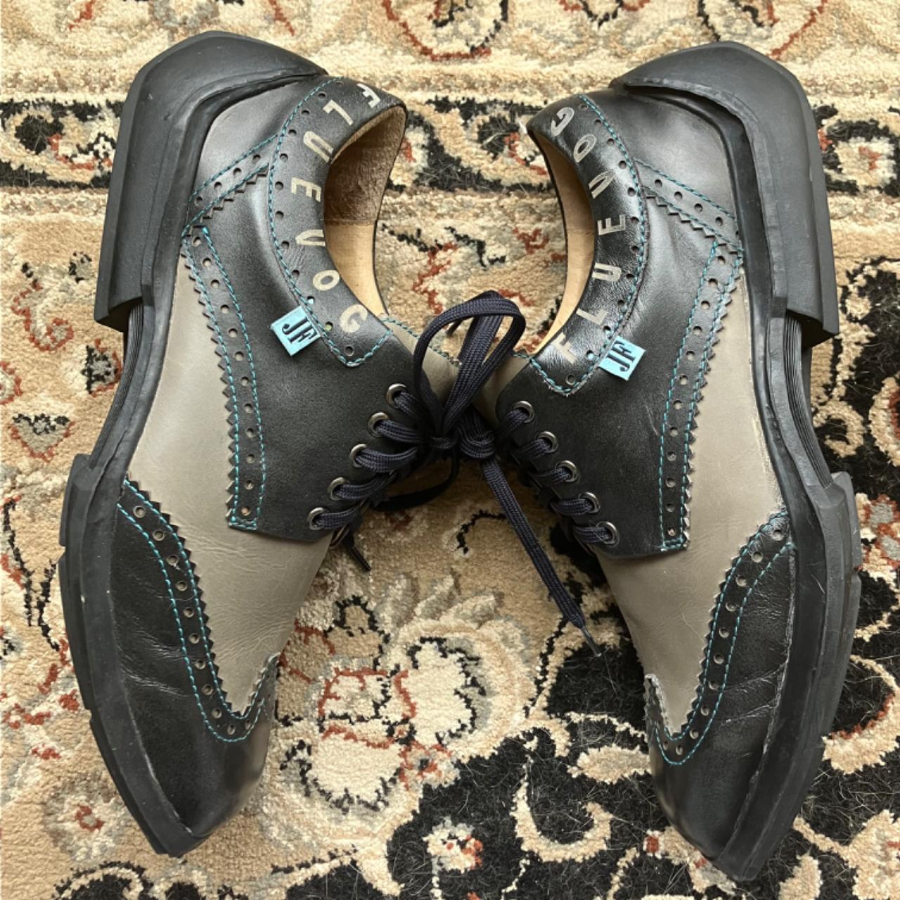 vintage “future angels” john fluevog leather loafer... - Depop