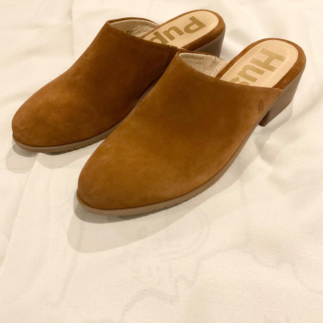 Hush Puppies Women's Brown Mules | Depop