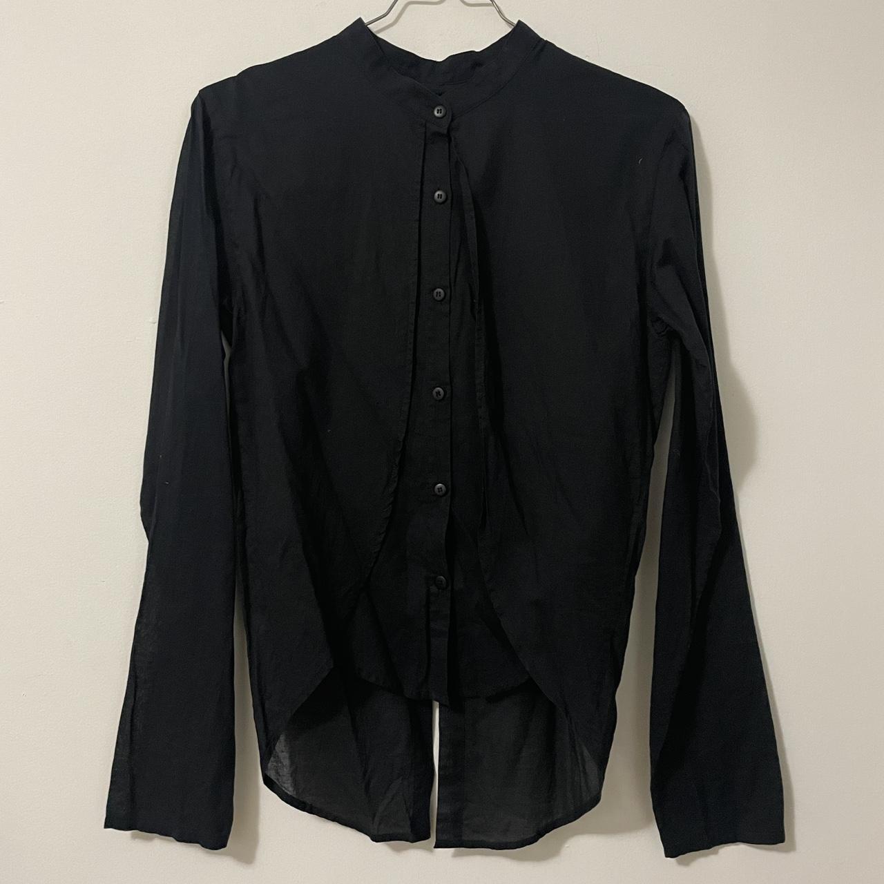 Assembly New York black layered button up shirt... - Depop