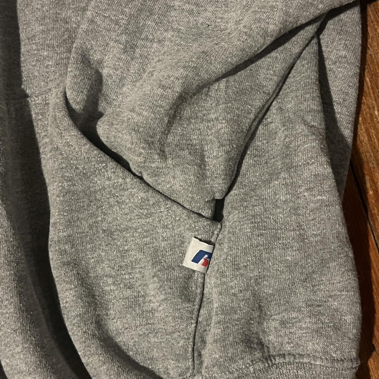 vintage russell blank zip up/ very good condition... - Depop