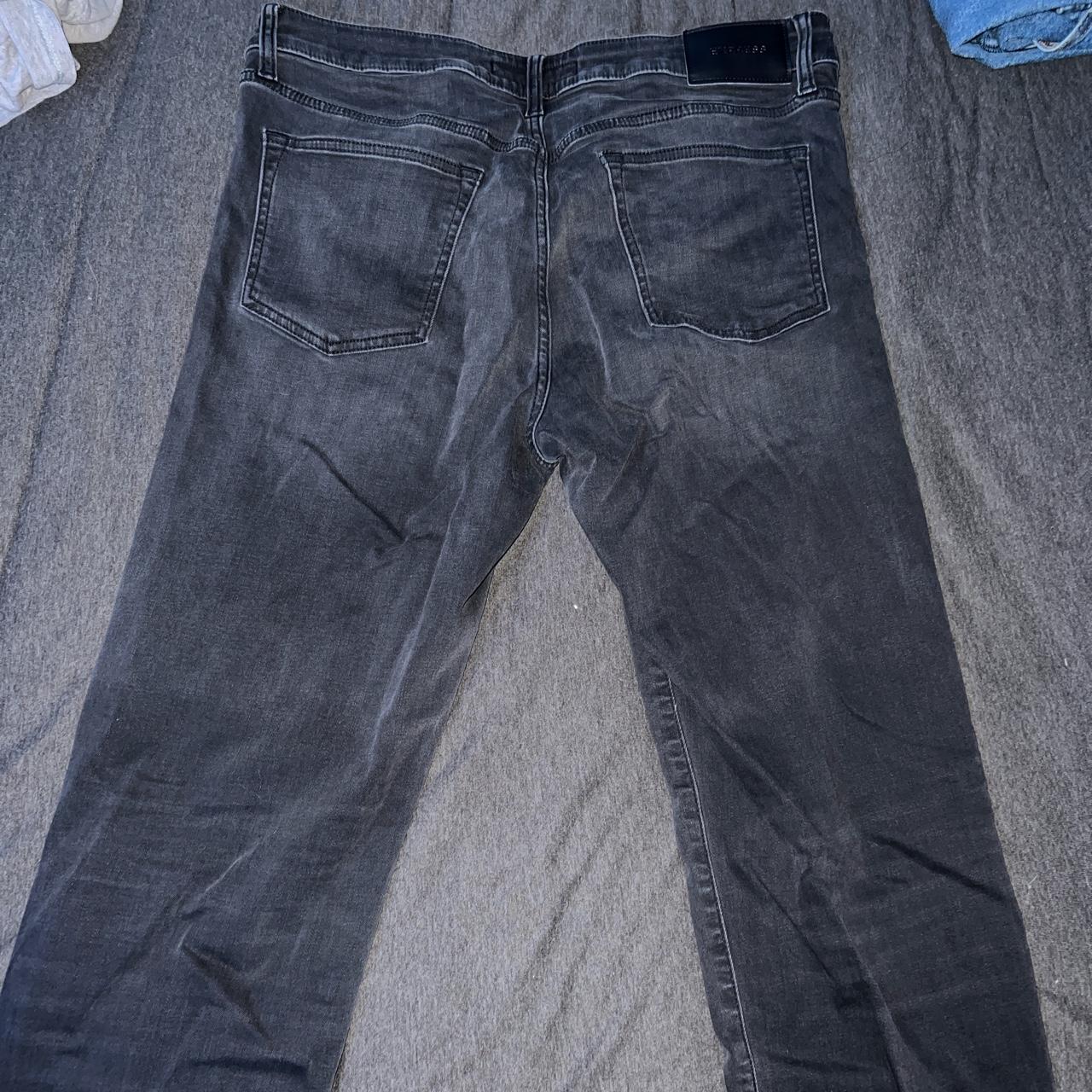 Express Jeans Black Slim Straight 32x32 - Depop