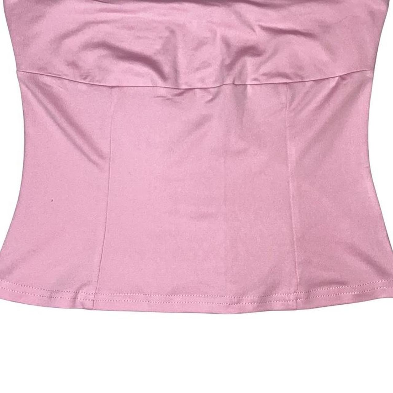 Y2K TUBE TOP • Light pink tube top with double lined... - Depop