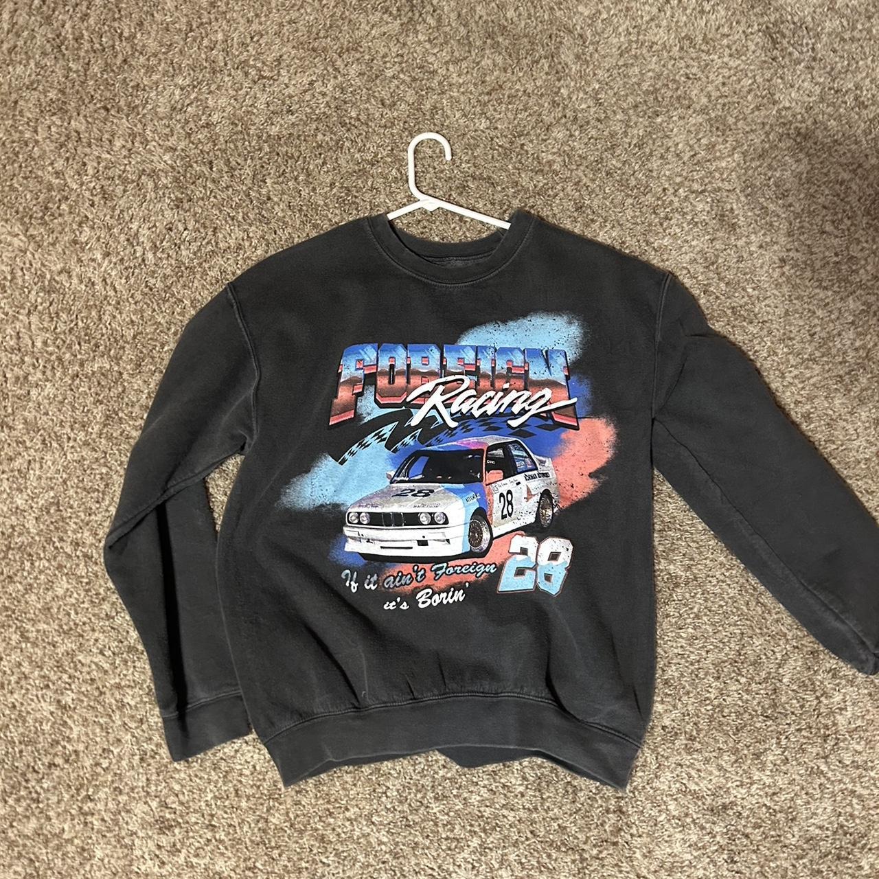 Pacsun Racing Crewneck ⚡️ Size: Small ⚡️ #race... - Depop