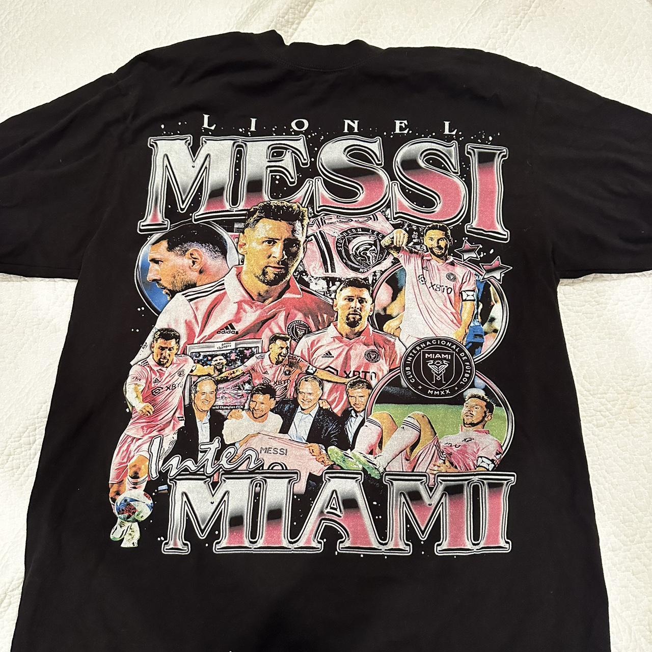 Lionel Messi Inter Miami Graphic tee #tshirt #messi... - Depop