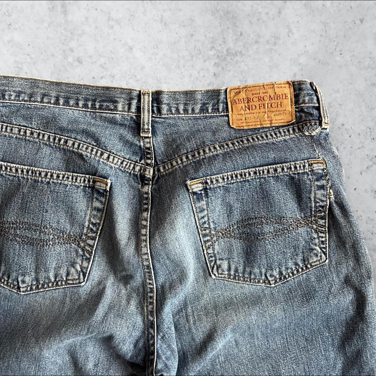 vintage 90s abercrombie and fitch flare jeans super... - Depop