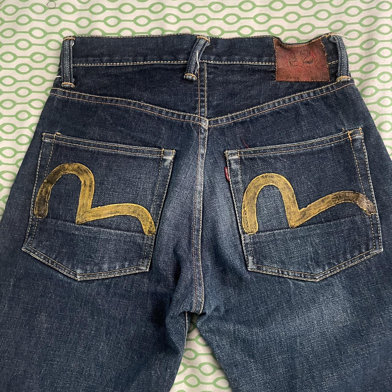 EVISU JEANS size 27 waist but fit me & i’m a size... - Depop