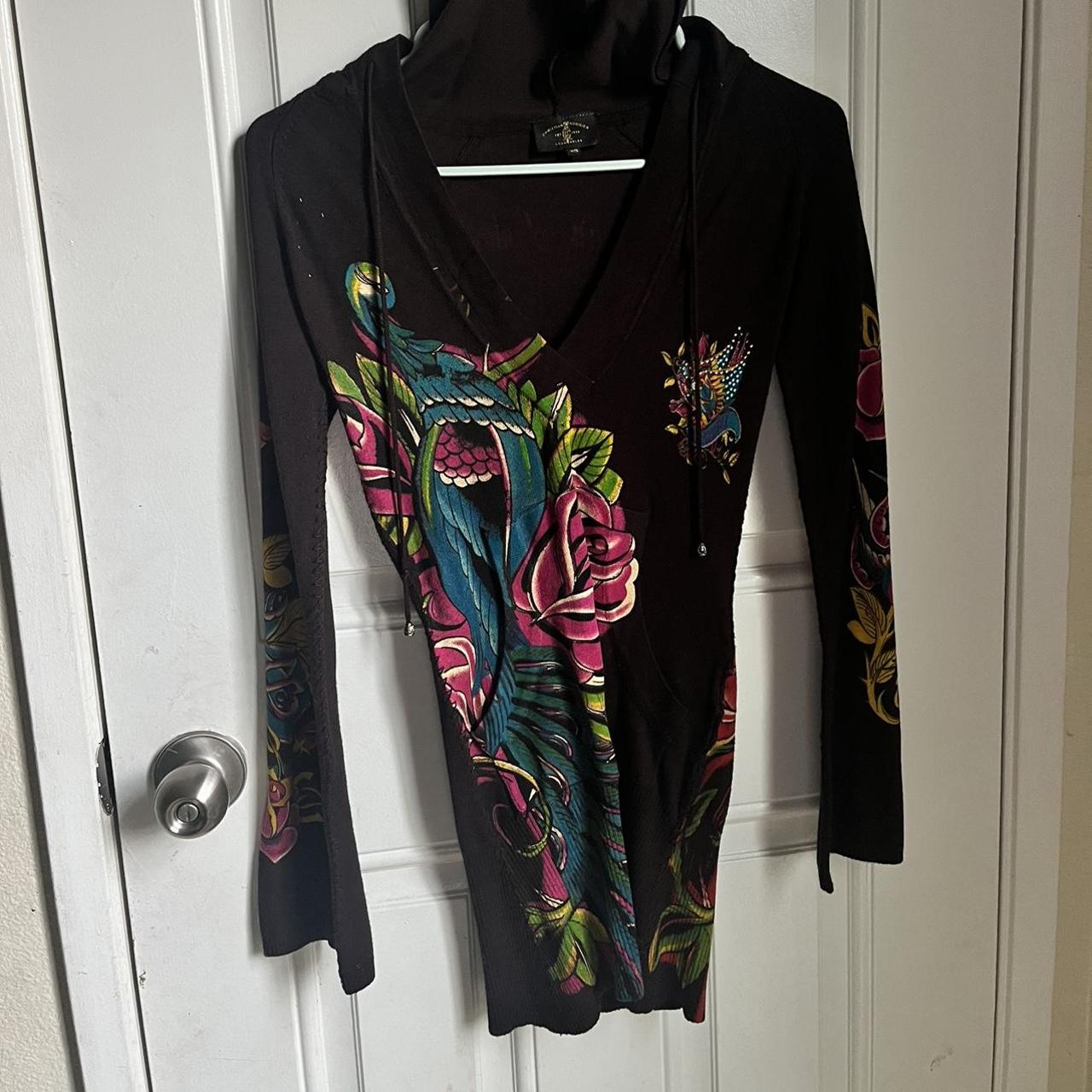 Ed Hardy Women's Jumper | Depop