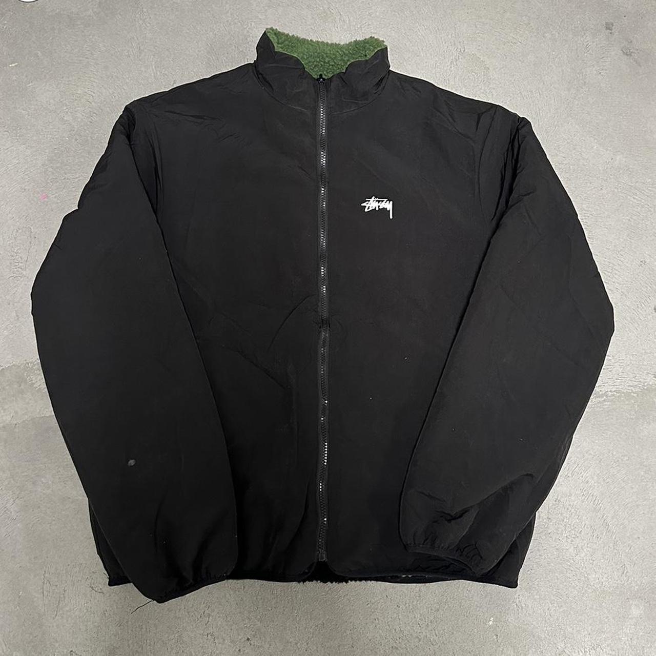 Stussy 8 Ball Fleece Jacket Size XL - Depop