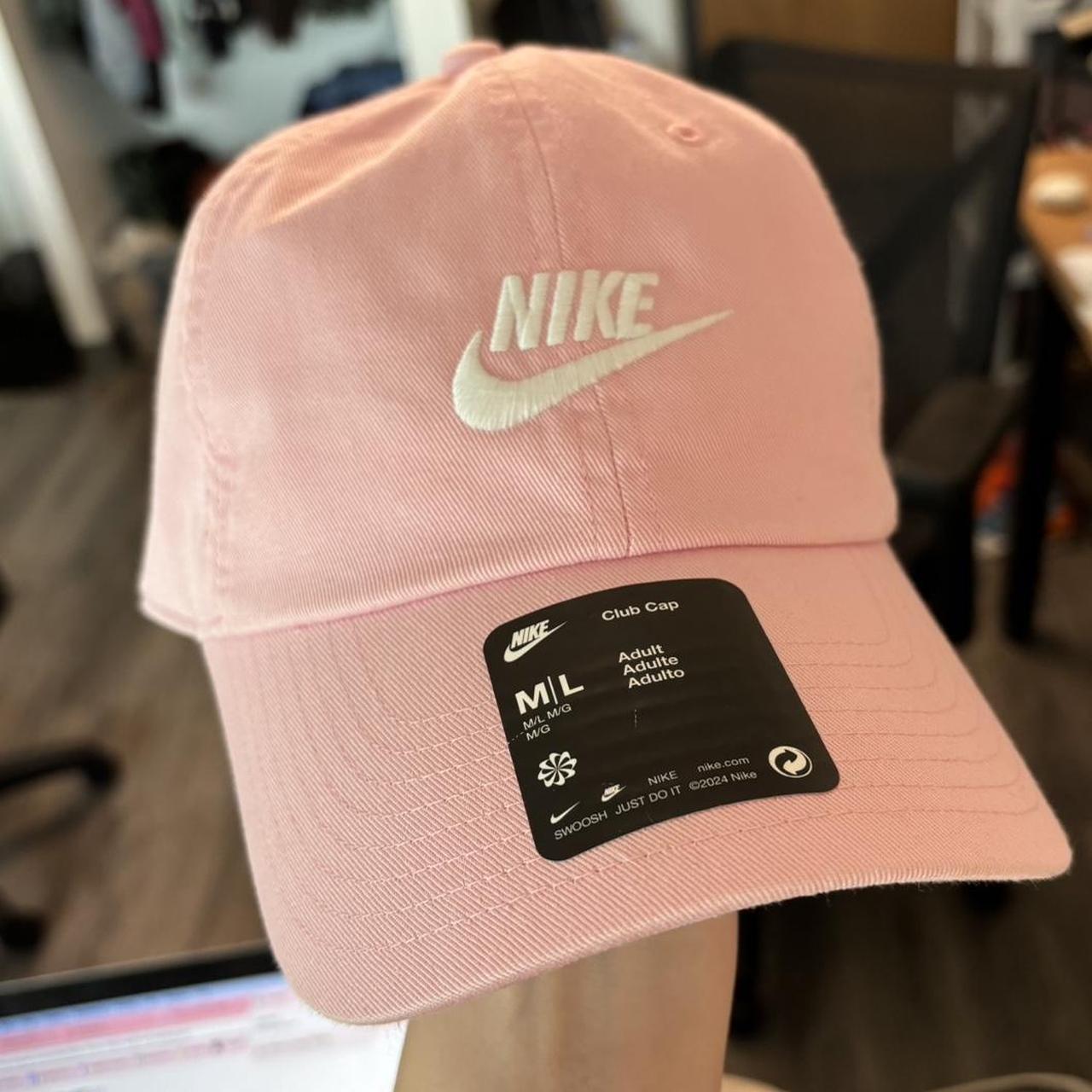the cutest pink nike club cap! 💖 brand new with... - Depop