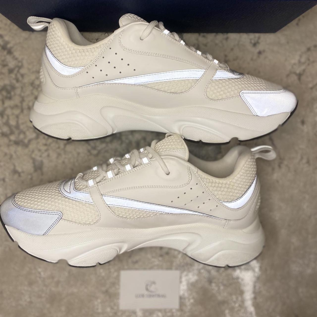 DIOR B22 Trainers Mesh White Size UK 11 / EU 45... - Depop