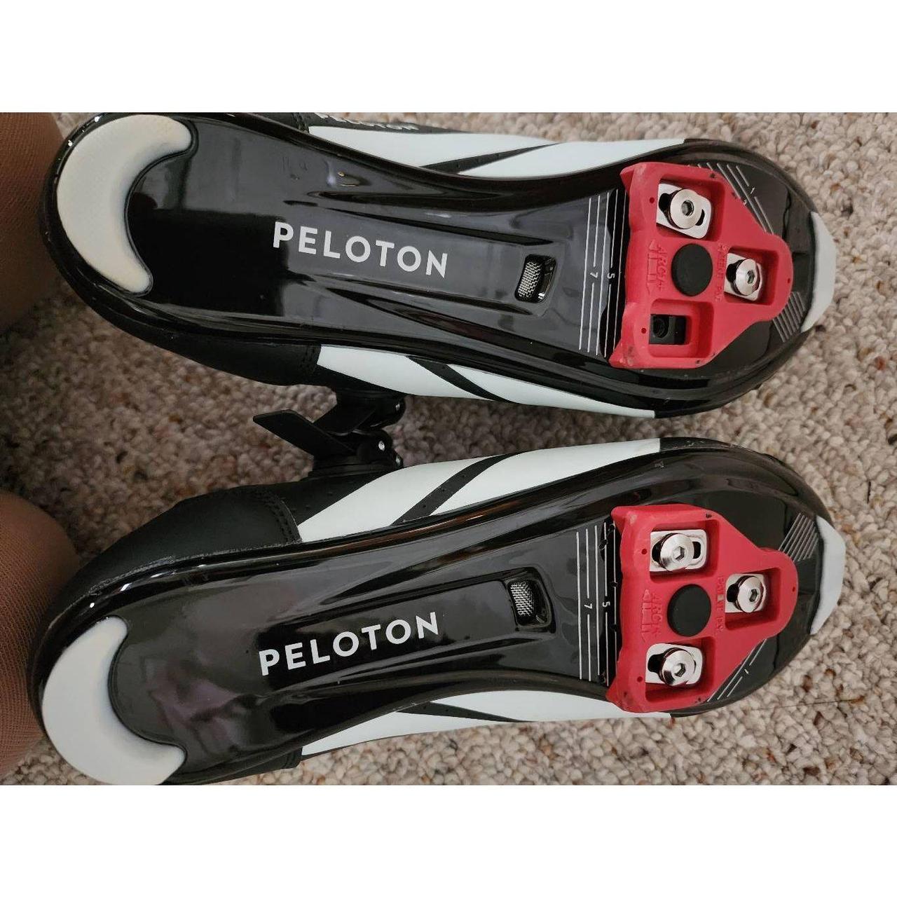 These are men's Peloton cycling shoes in good used... - Depop