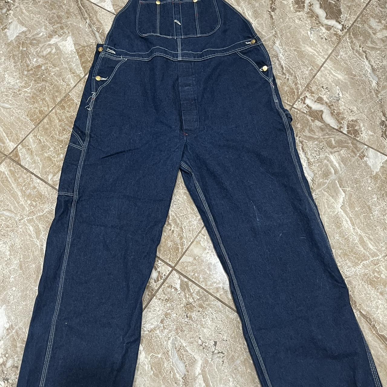 Dickies Overalls 18 1/2” chest 21” waist 42”... - Depop