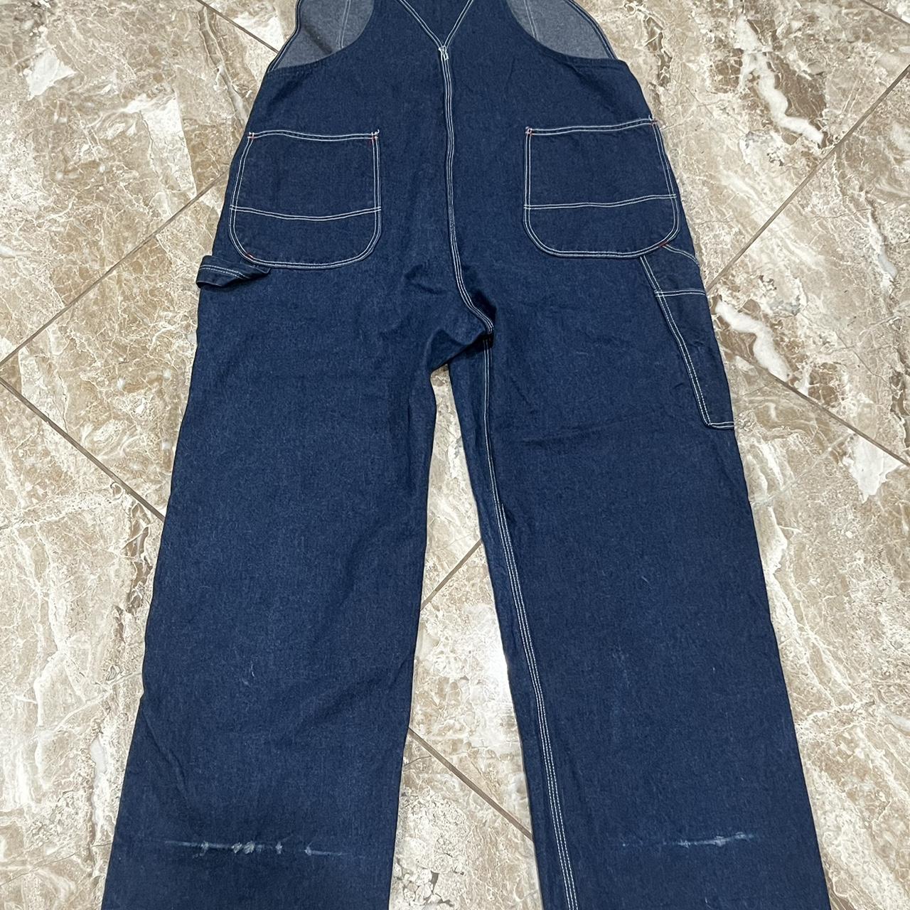 Dickies Overalls 18 1/2” chest 21” waist 42”... - Depop