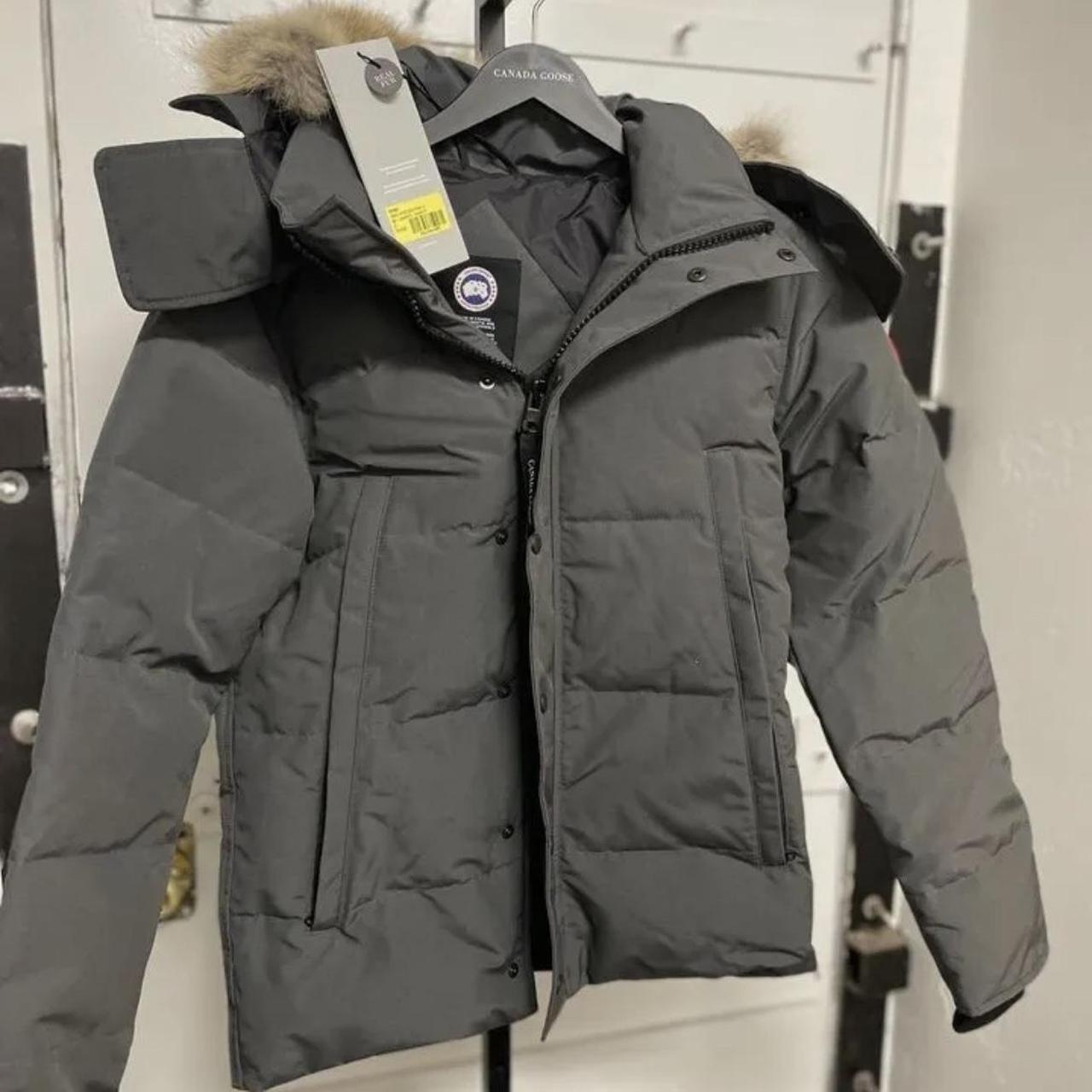 Grey Canada Goose Wyndham Parka brand new with tags... - Depop