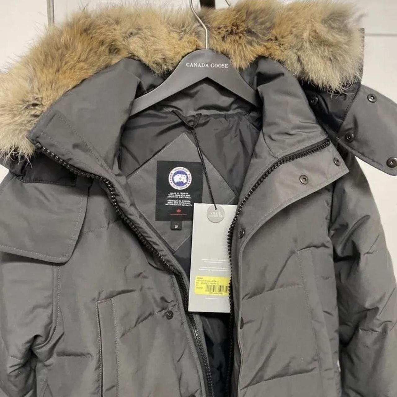 Grey Canada Goose Wyndham Parka brand new with tags... - Depop