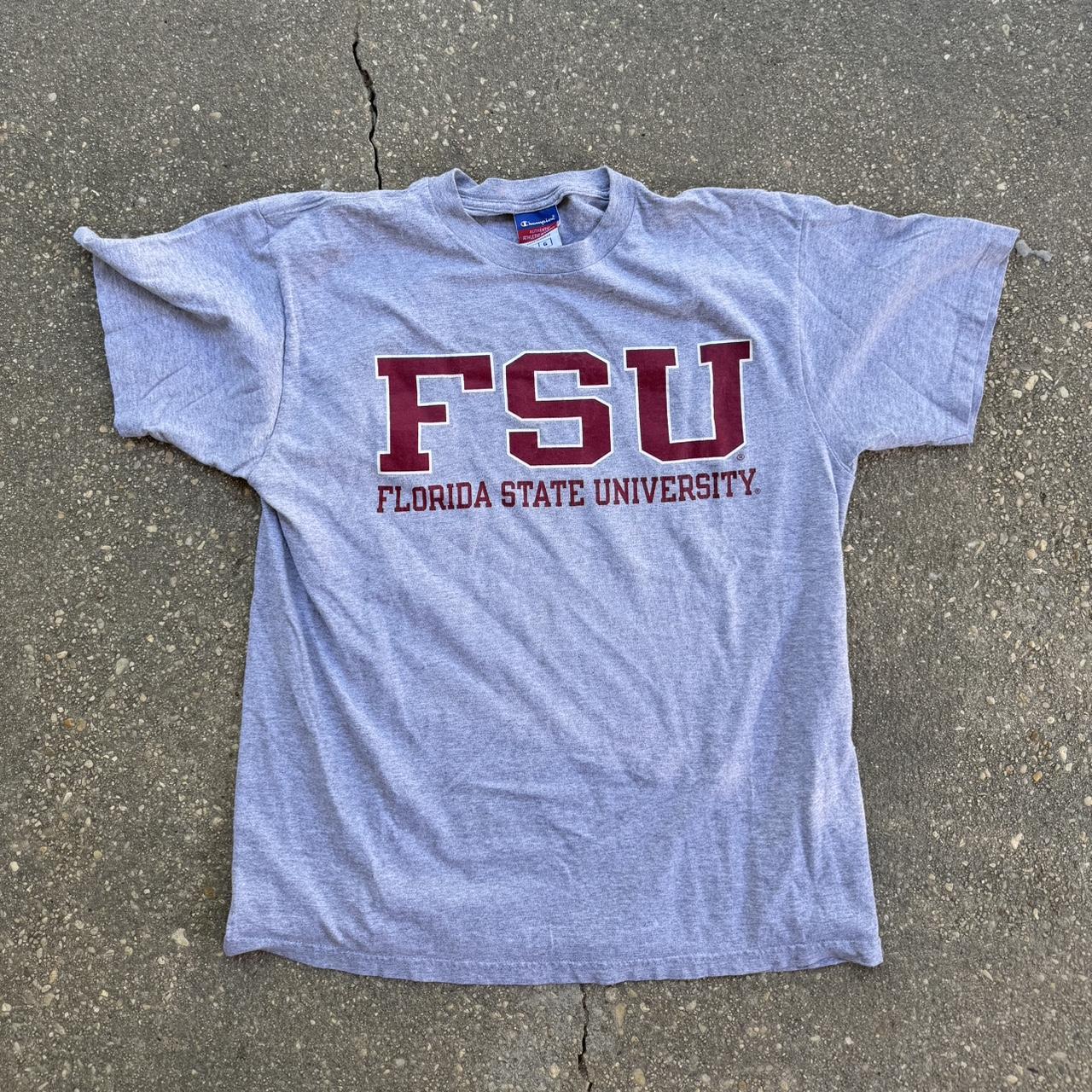 Vintage Champion FSU Florida State Seminoles t shirt... - Depop