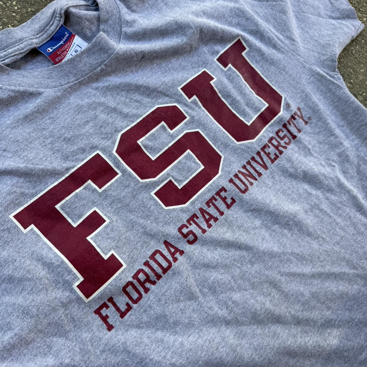 Vintage Champion FSU Florida State Seminoles t shirt... - Depop