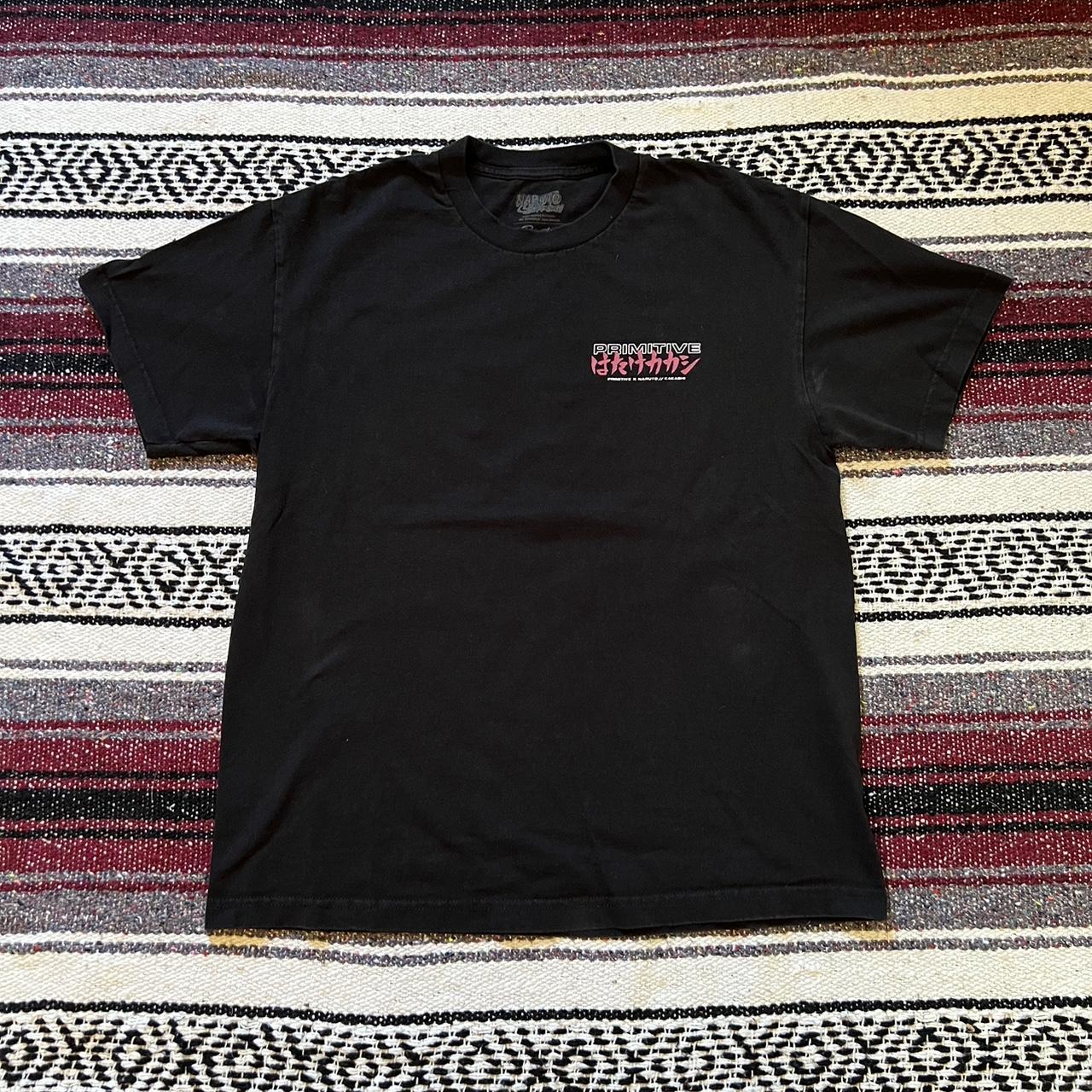 Naruto X Primitive shirt Kakashi Size: L Great... - Depop