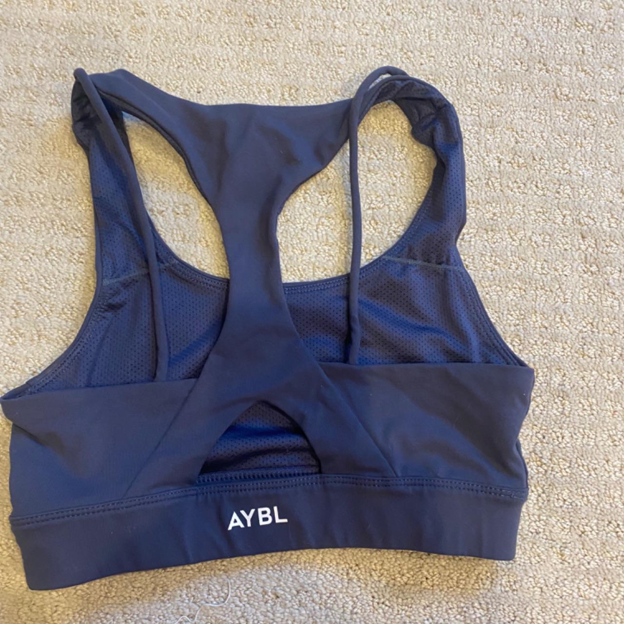 AYBL blue sports bra size small | Depop