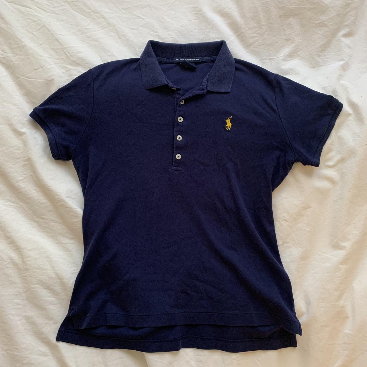 Ralph Lauren Women's Navy Polo-shirts | Depop