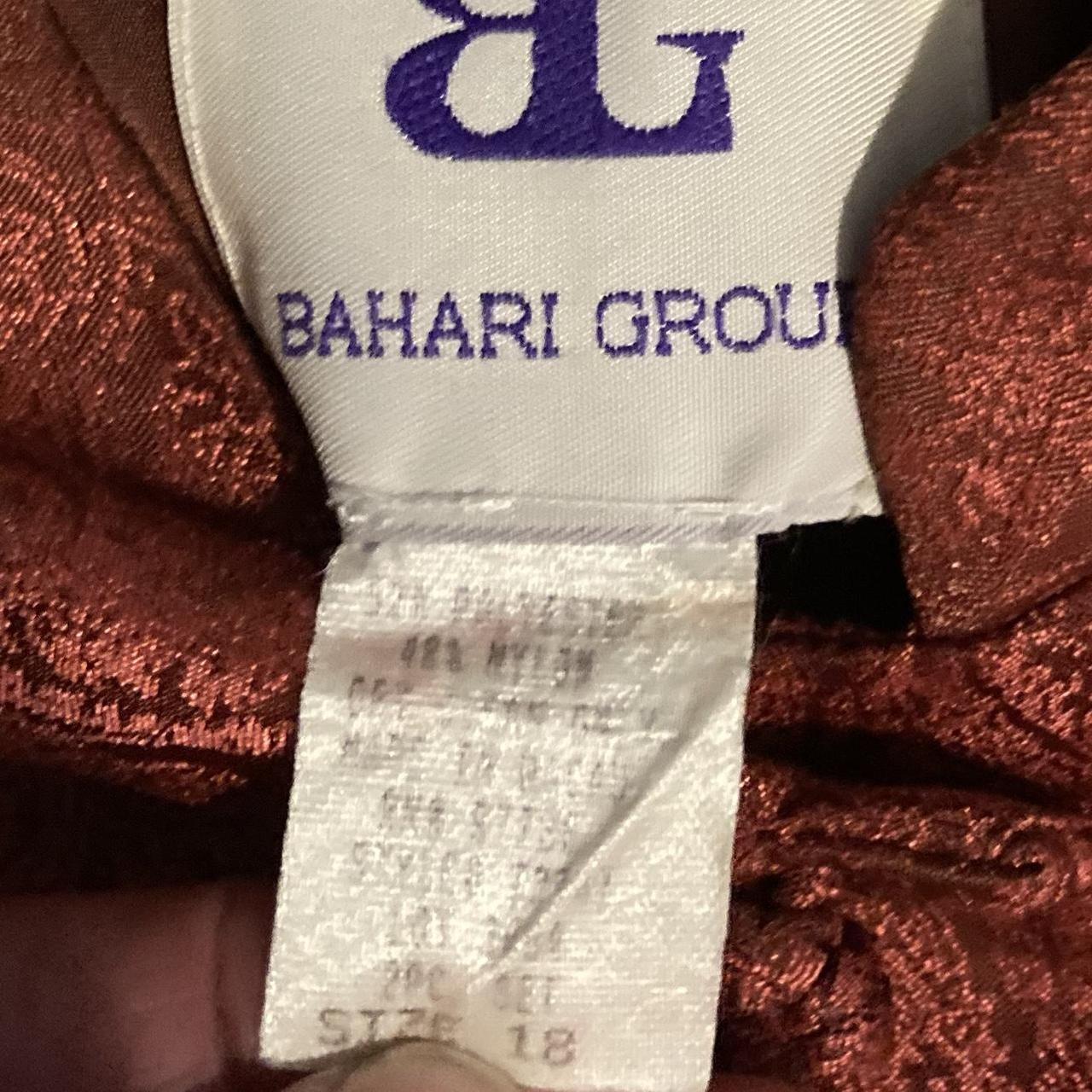 Bahari Group rust colored midi lined lightweight... - Depop