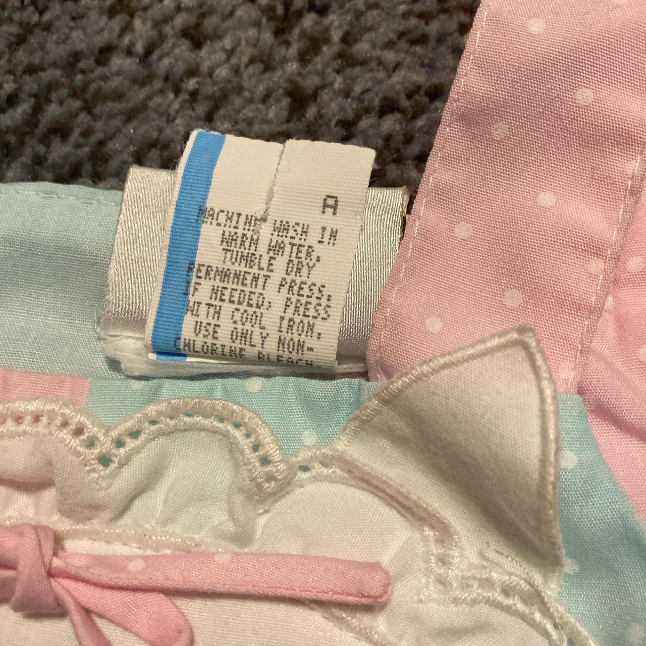 Baby Togs vintage 90’s Adorable pink and blue romper... - Depop