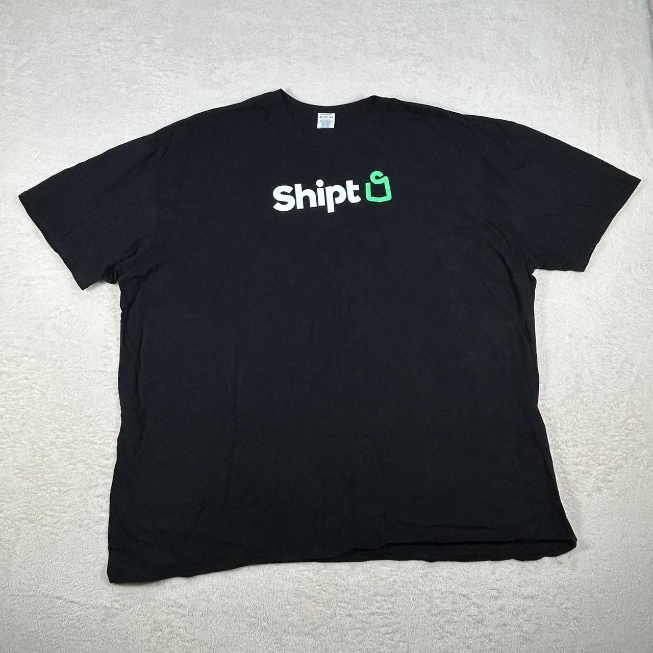 Shipt Gildan Graphic Logo T-Shirt Mens 3XL Black... - Depop