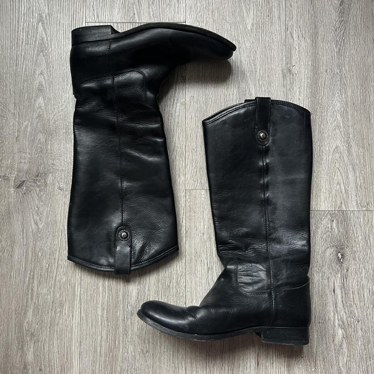Frye Women's Black Boots | Depop