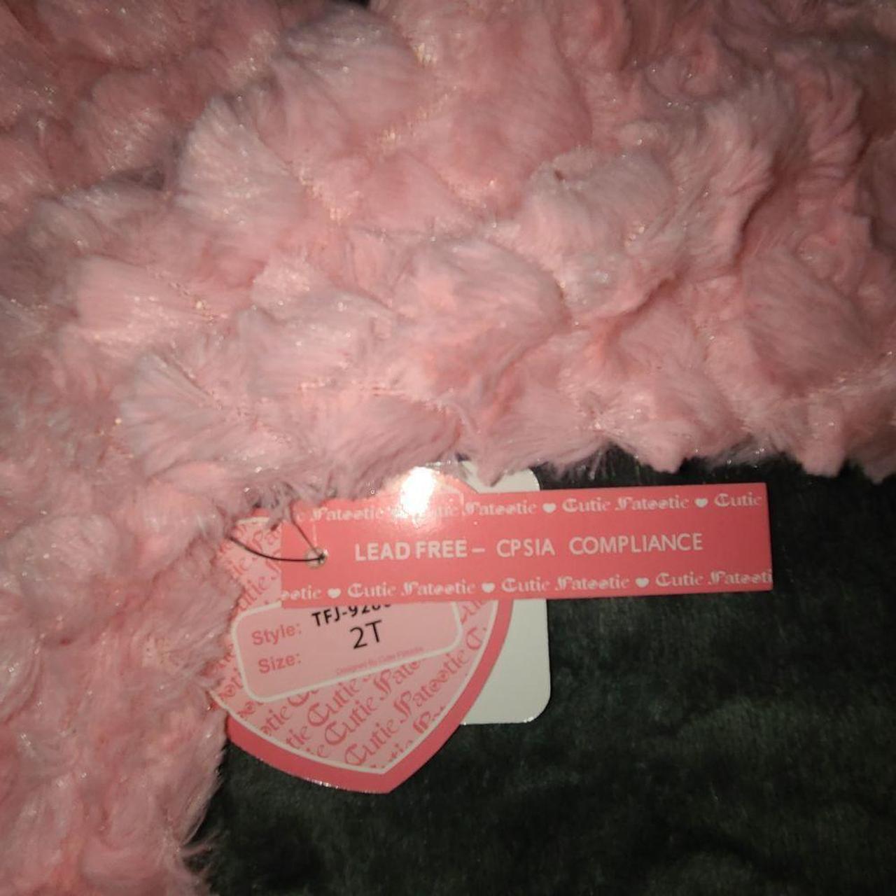 Cutie Patootie Toddler Plush Pink Toggle Coat NWT.... - Depop