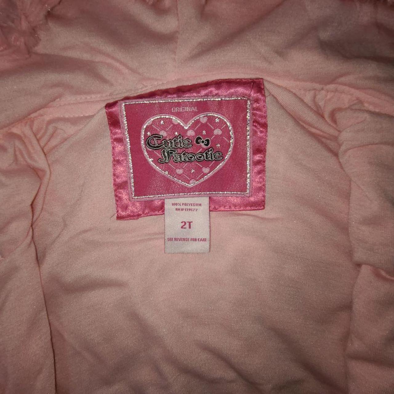 Cutie Patootie Toddler Plush Pink Toggle Coat NWT.... - Depop