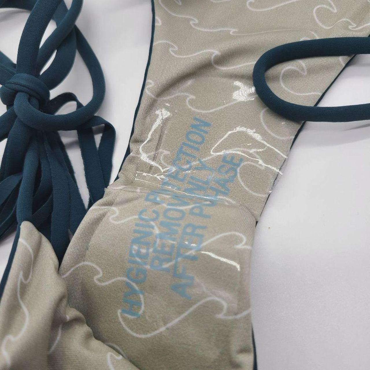 Nirvanic Swim Bikini Kaia Bottom in Jungle (L) Low... - Depop