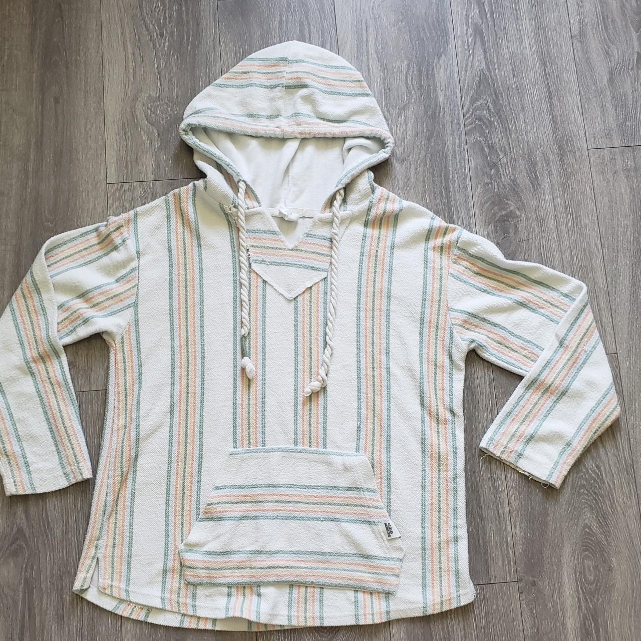 drug rug hoodie// beachy size: small adult (one of... - Depop