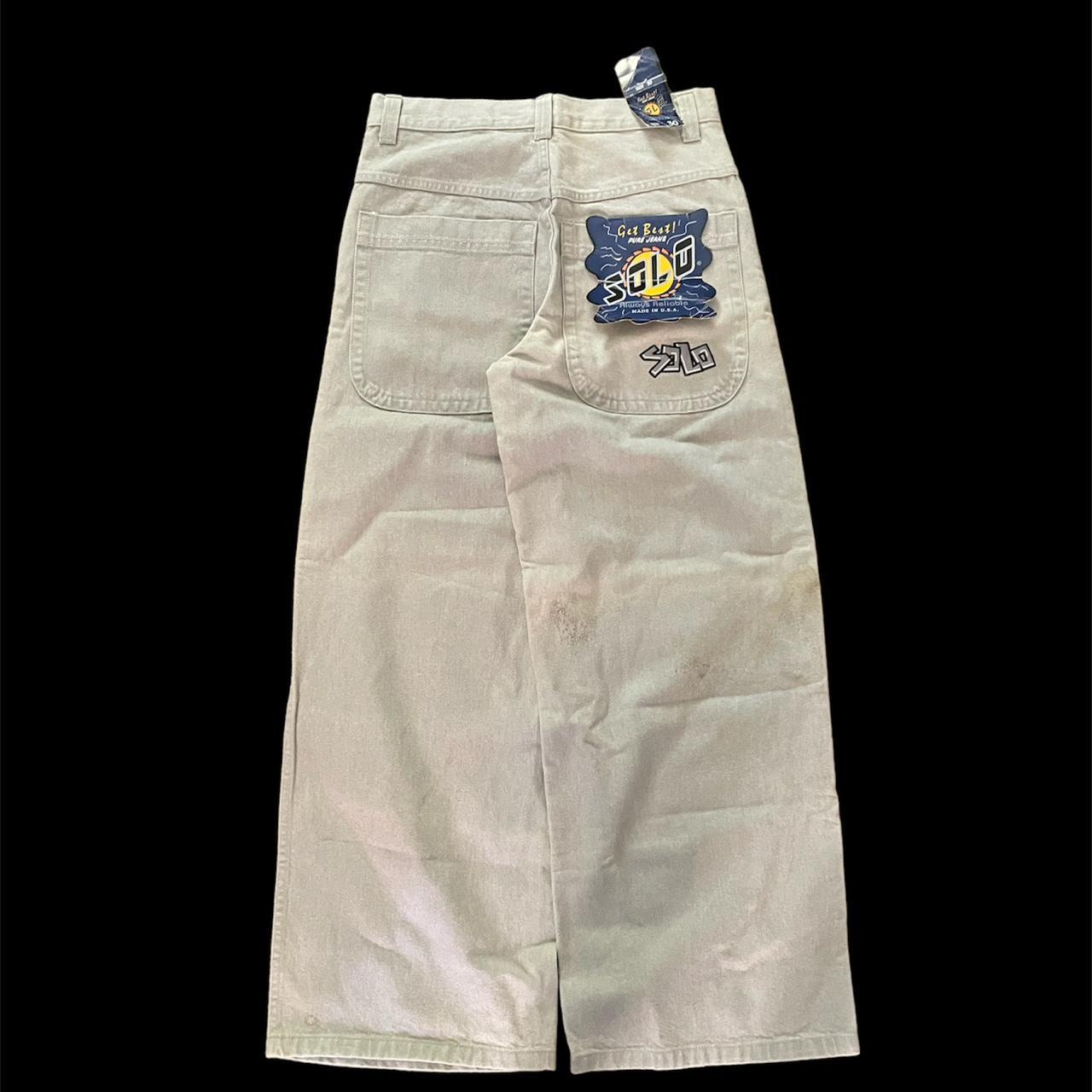 DS crazy baggy SOLO jeans (like JNCO) 30x31 with 12... - Depop