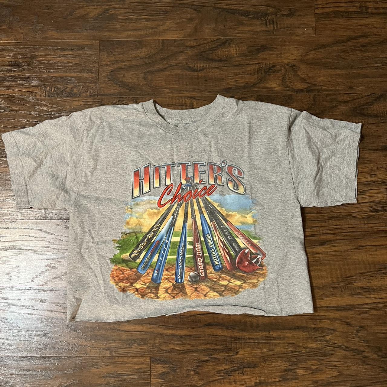 Women cropped baseball tee - Depop