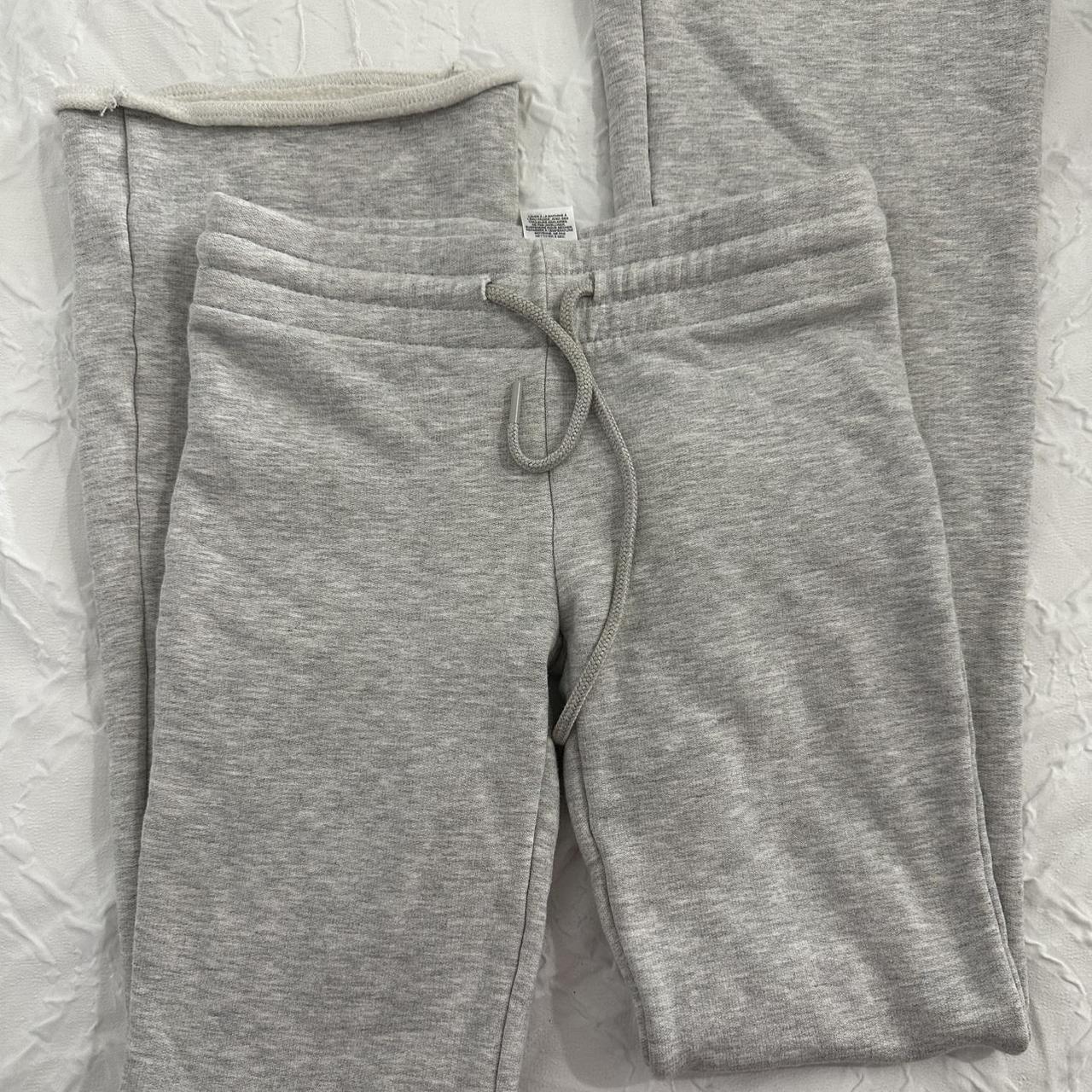 Garage Grey sweatpants with drawstring waist... | Depop