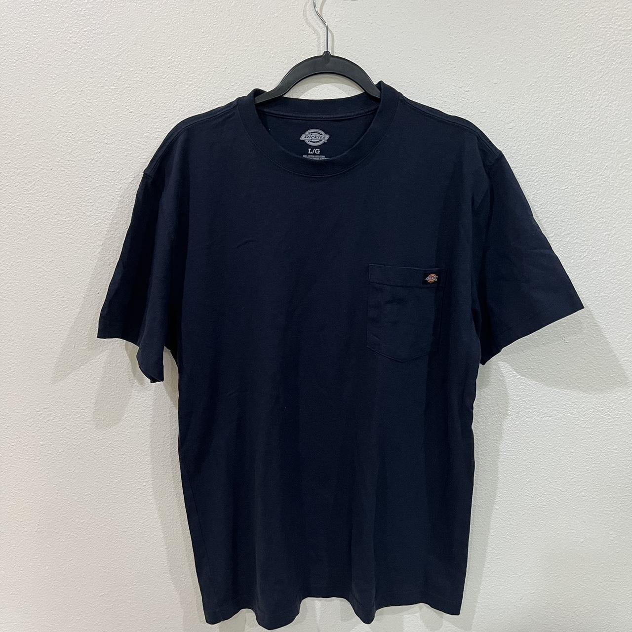 Dickies dark blue single pocket shirt. No flaws... - Depop