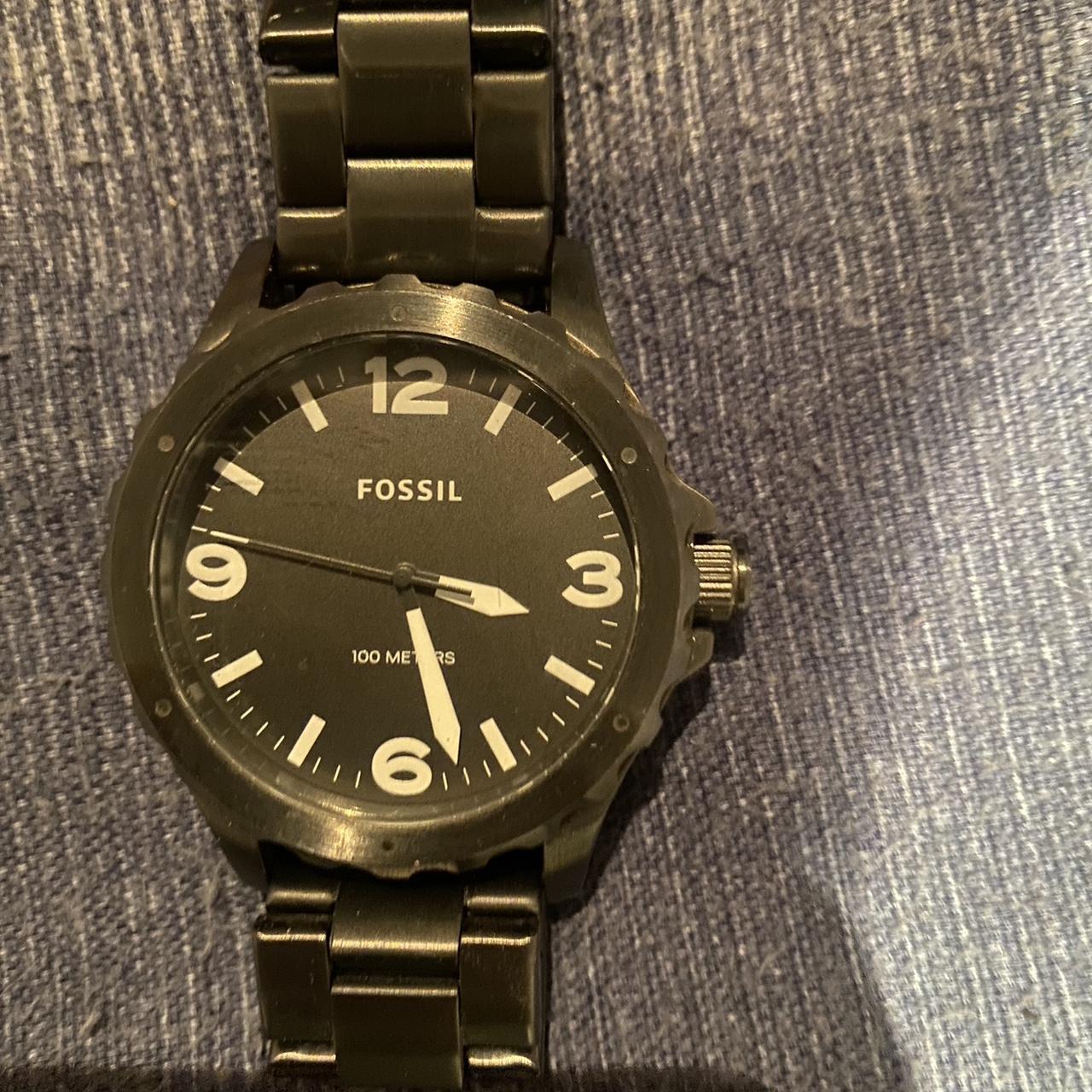 Fossil Gunmetal Grey watch Comes with additional... - Depop