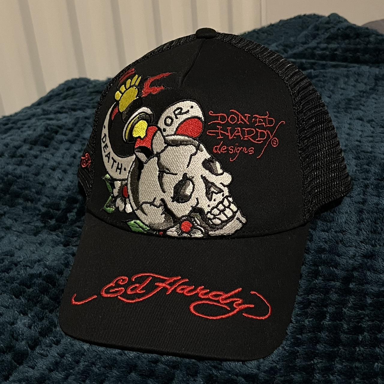 Ed Hardy x UO cap #edhardy #caps #urbanoutfitters - Depop